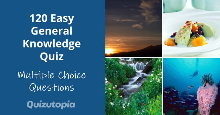 45 Printable General Knowledge Trivia Questions (Multiple Choice ...