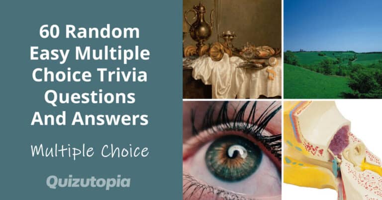 145 Easy Trivia Questions And Answers - Multiple Choice