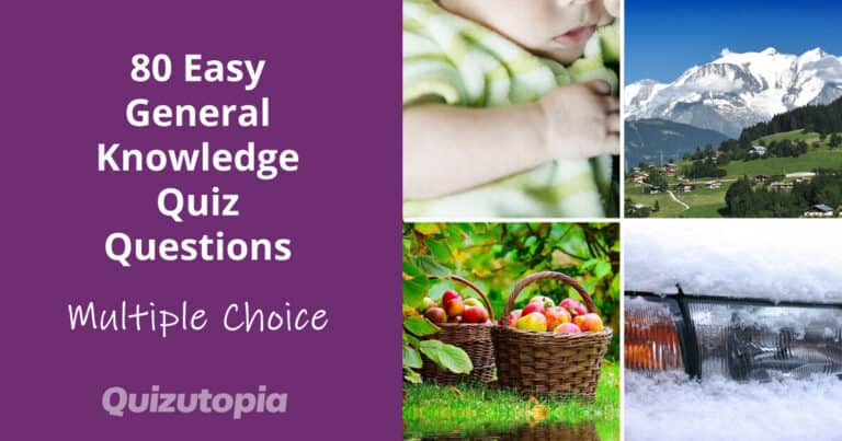 15 Levels Fun General Knowledge Quiz - Multiple Choice - Quizutopia