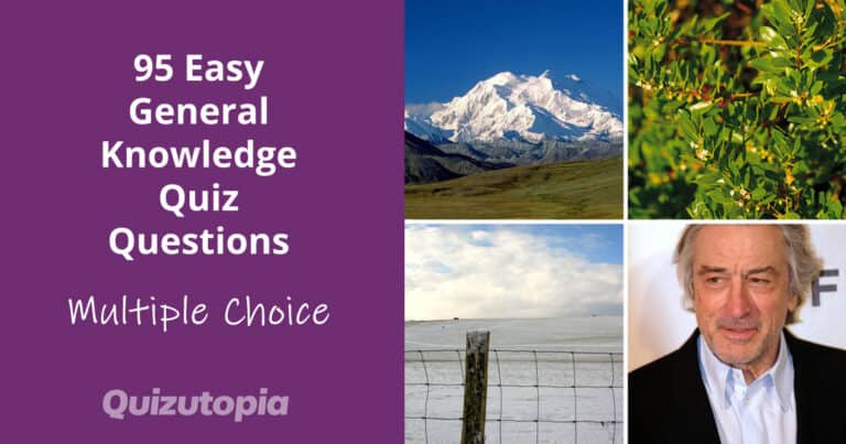 110 Fun General Knowledge Quiz Questions With Answers - Quizutopia